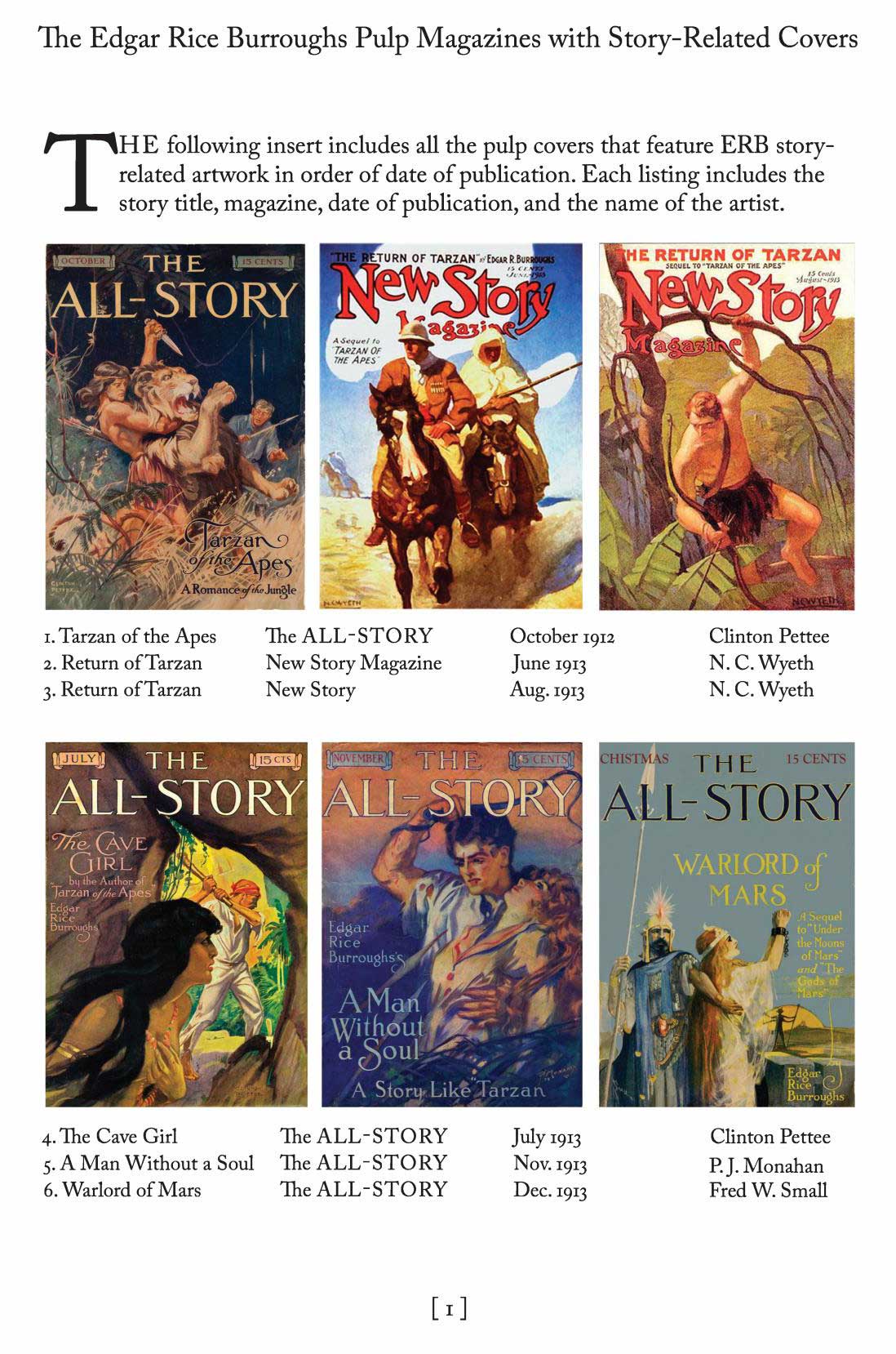 Illustrated Bibliography of Edgar Rice Burroughs® Released > Edgar Rice ...