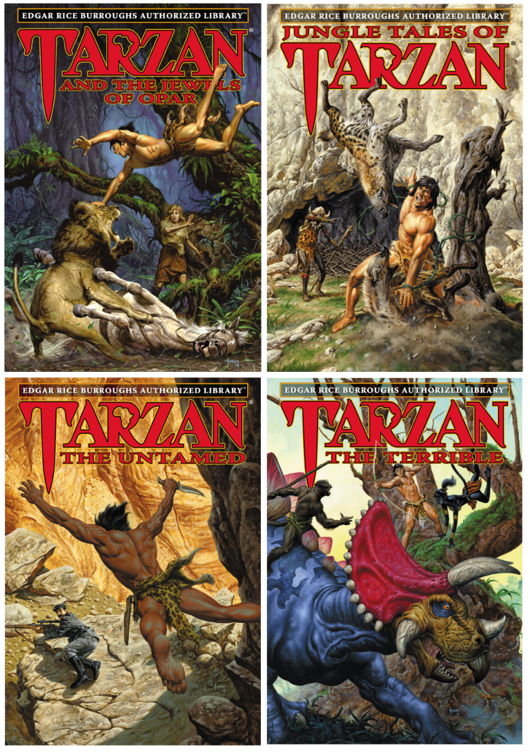 Preorder Now: Tarzan® Books 5-8 Edgar Rice Burroughs Authorized Library ...
