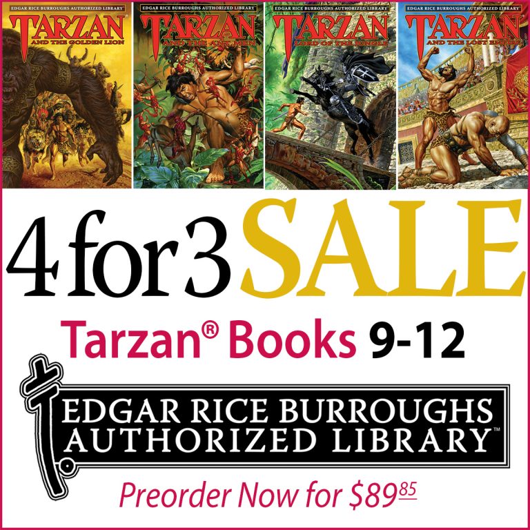 Preorder Now: Tarzan® Books 9–12Edgar Rice Burroughs Authorized Library ...